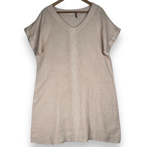 Valentina Naldi | Dresses | Valentina Naldi Made In Italy Dress Linen ...